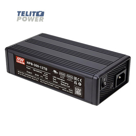 MeanWell punjač akumulatora - Li-Ion baterija NPB-360-12TB 360W / 10.5-15.2V / 20A ( 3779 )