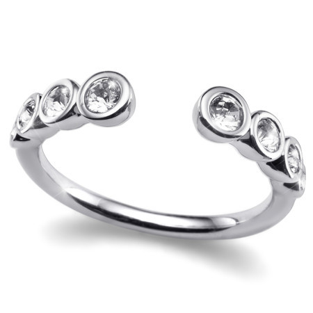 Ženski oliver weber serial crystal prsten sa swarovski kristalima m ( 41117sm )