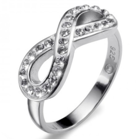 Ženski oliver weber infinity 925ag crystal prsten sa swarovski kristalima m ( 63029m )