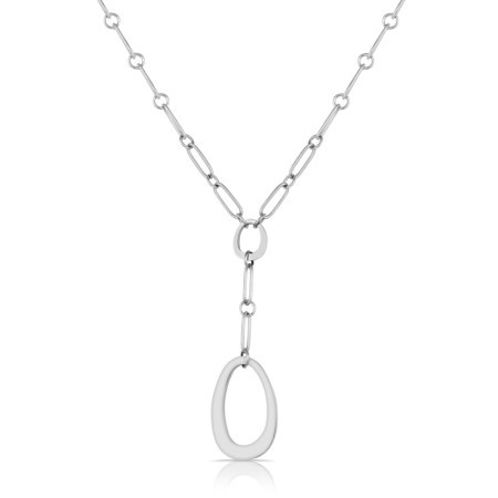 Ženska freelook srebrna ogrlica od hirurškog Čelika ( frj.3.6019.1 )