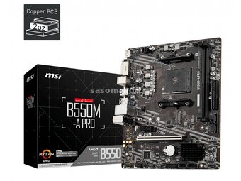 MSI B550M-A PRO + AMD Ryzen 5 3600 4.2Ghz novo
