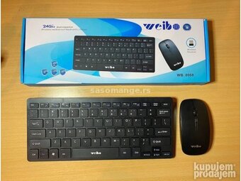 Bežična tastatura i miš ( komplet ) - Weibo 8068