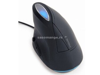 GEMBIRD MUS-ERGO-03 Gembird Ergonomic Opticki mis 3600Dpi 6-button black 105mm USB