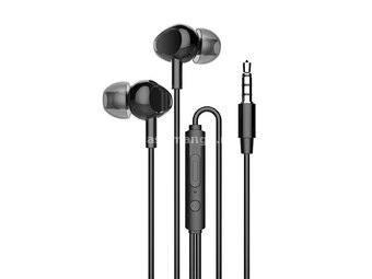 Slušalice bubice + kabal 3,5mm audio aux Mx-ep16 crna
