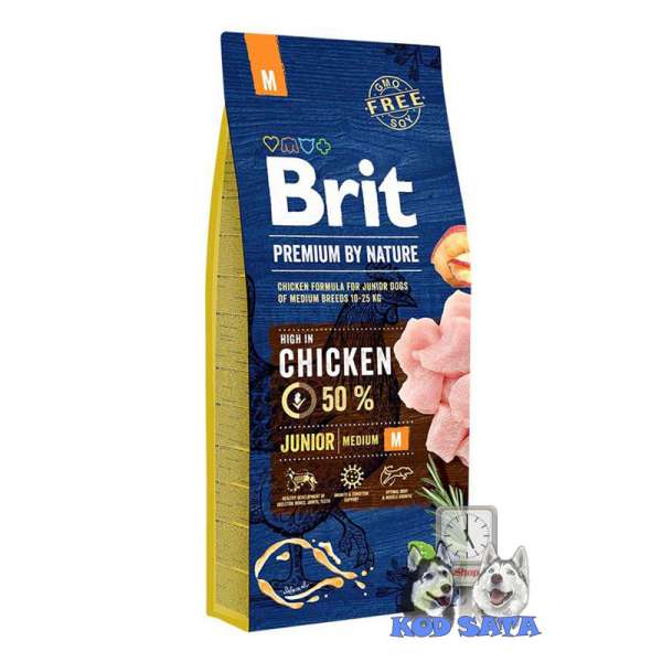 Brit Premium Hrana Za Juniore Srednjih Rasa, Piletina