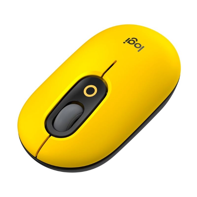 Miš za PC Logitech Pop Mouse with Emoji, Blast Yellow