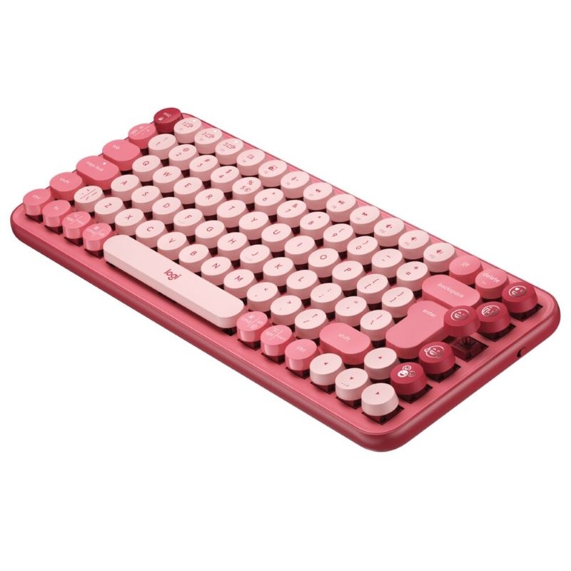 Tastatura sa Emoji Logitech Pop Keyboard with Emoji, Heartbreaker Rose