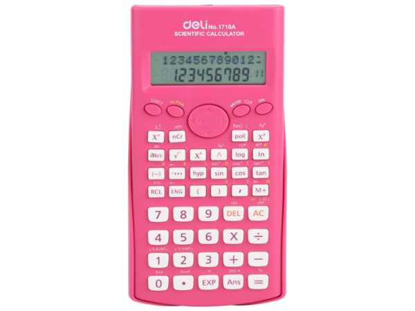 DELI Kalkulator E1710A pink