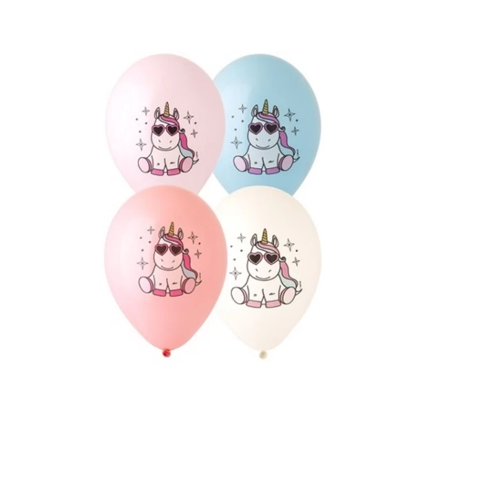 Balon sa štampom jednorog W11BS - baloni za devojčice punjeni helijumom