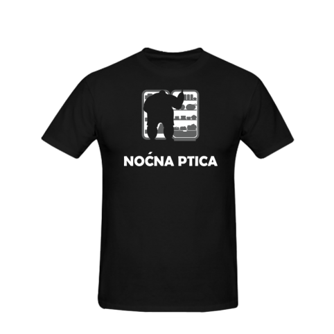 "Noćna ptica" - Muška majica extra veličine (cs3576)