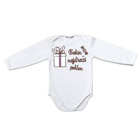 "Bakin najdraži poklon" - Baby bodi (cs3269)