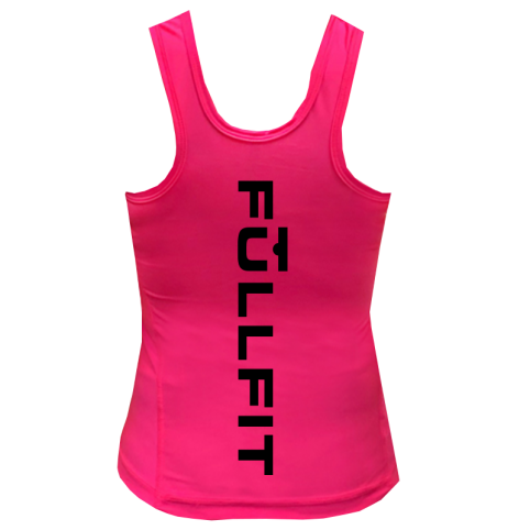 "Fullfit - nazad" - Lady Full Fit pink sportska majica (cs3222b)