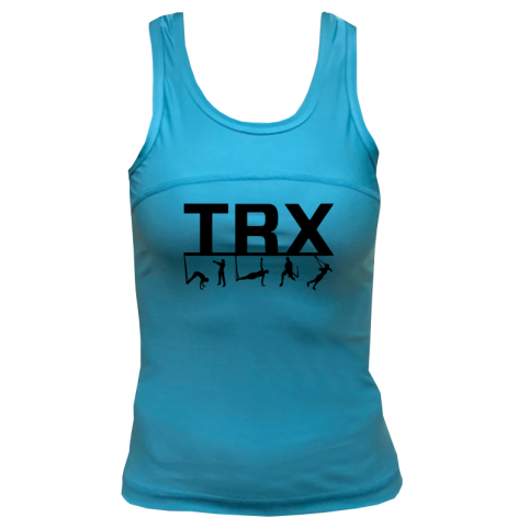 "TRX" - Lady Full Fit tirkiz sportska majica (cs3215)