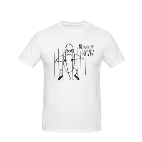 "Ne drmaj mi kavez" - Unisex bela majica (cs2862)