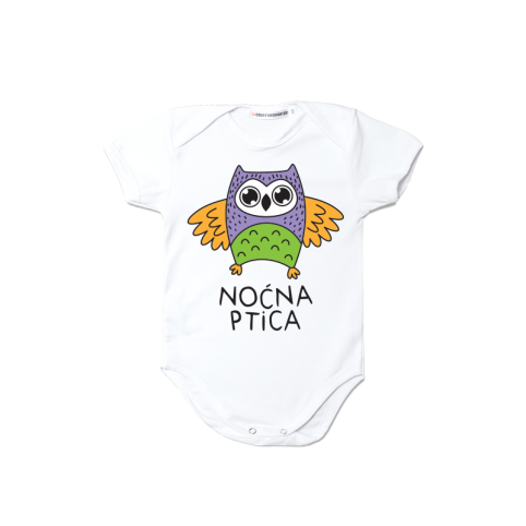 "Noćna ptica" - Baby dres (cs3179)