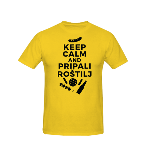 "Keep calm and pripali roštilj" - Gildan unisex majica (cs3169)