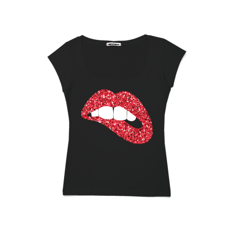 "Red lips" - Melrose ženska majica (cs3019)