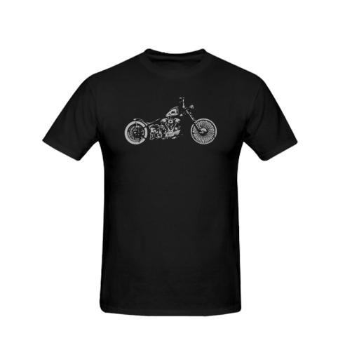 "Motorcycle" - Unisex crna majica (cs3012a)