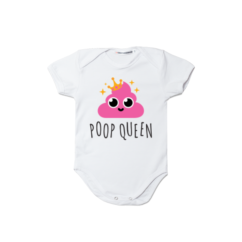 "Poop Queen" - Baby dres za devojčice (cs3003b)