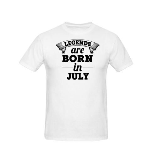 "Legends are born in July" - Unisex majica (cs2840_VII)