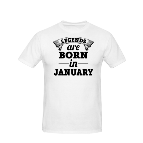 "Legends are born in January" - Unisex majica (cs2840_I)