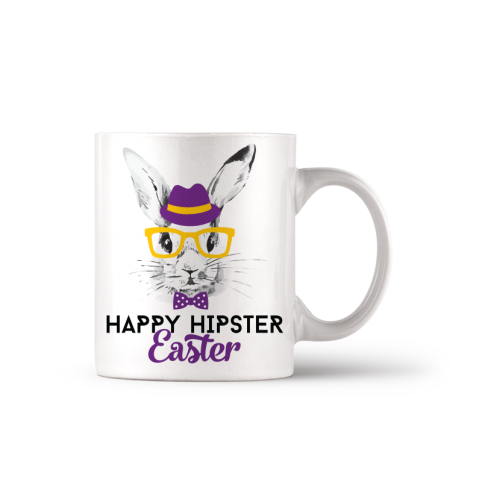 "Happy Hipster Easter" - Šolja (cs2993)