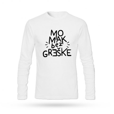"Momak bez greške" - Muška majica dugih (cs2927)
