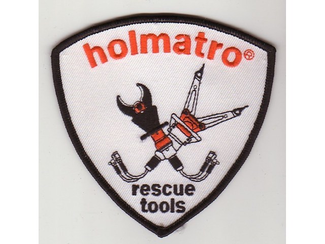 Amblem vezeni - vatrogasni, spasilački alat Holmatro