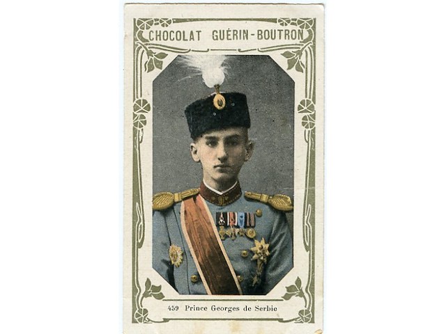 Princ Djordje Karadjordjević, mala reklmana iz čokolade