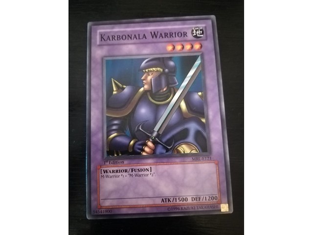 Yu-GI-OH!-  Karbonala Warrior