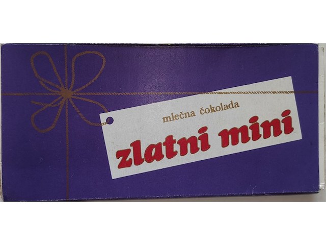 Zlatni mini cokolada Nada Stark