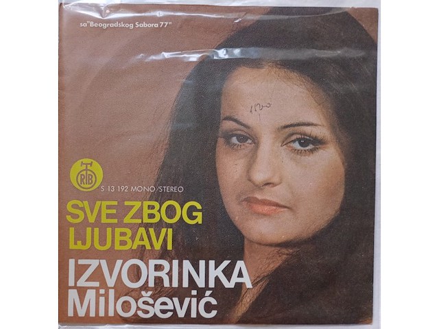 IZVORINKA MILOSEVIC - SVE ZBOG LJUBAVI