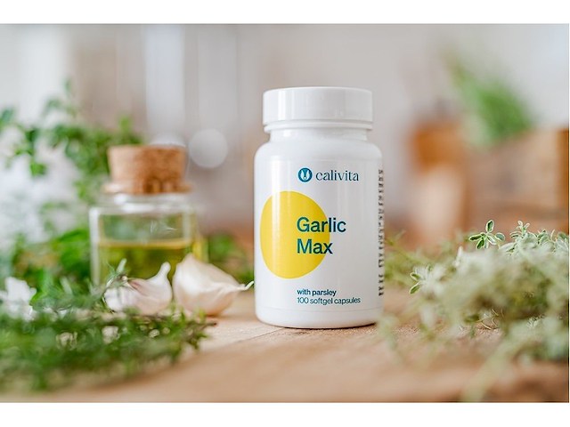 KAPSULE SA BELIM LUKOM I PERŠUNOM Garlic Max (100 softg