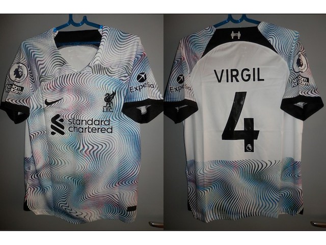 Liverpool dres 2022-23 Virgil Van Dijk 4 Gostujući dres