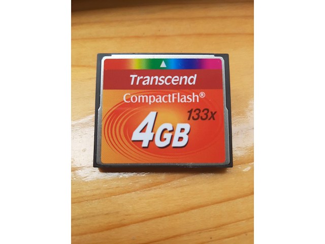 Transcend Compact Flash 4GB Memorijska Kartica