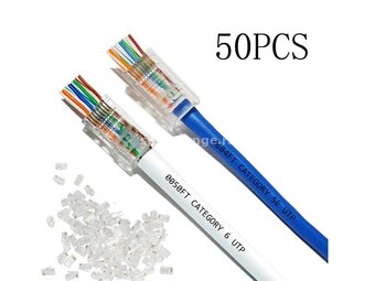 50 komada rj45 konektor End Pass Through Z HOTSALE