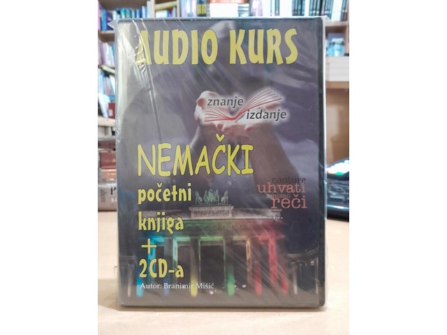 Audio kurs NEMAČKI početni - Knjiga + 2 CDa