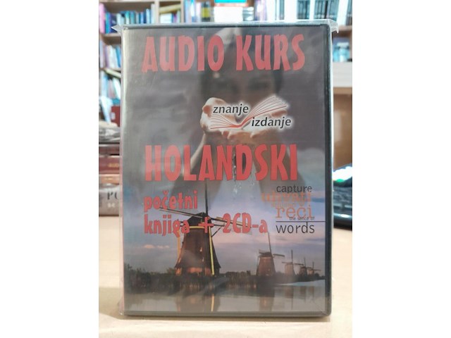 Audio kurs HOLANDSKI početni - Knjiga + 2 CDa