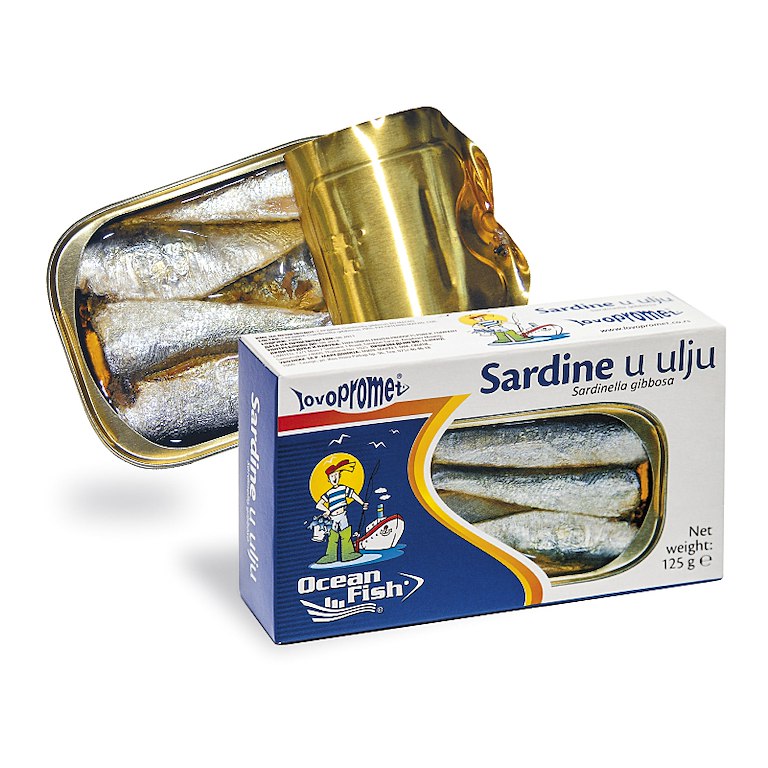 Sardine u biljnom ulju Ocean Fish