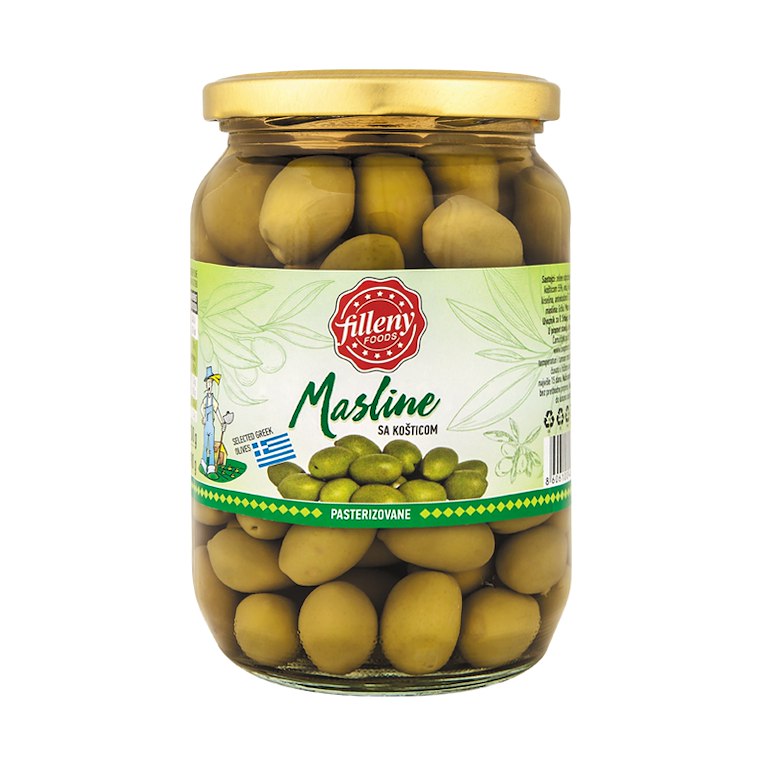 Maslina zelena sa košticom Filleny Foods