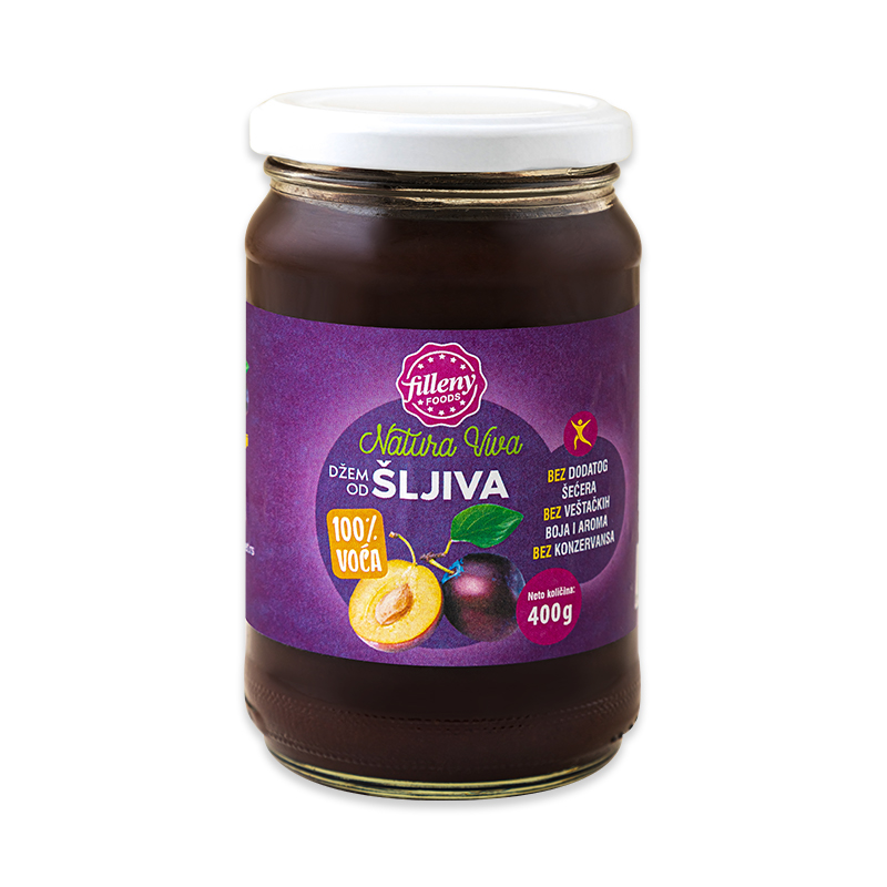 Natura Viva džem šljiva 100% Filleny Foods
