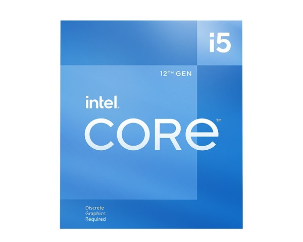 Intel CPU Desktop Core i5-12400F (2.5GHz, 18MB, LGA1700) box ( BX8071512400FSRL5Z )