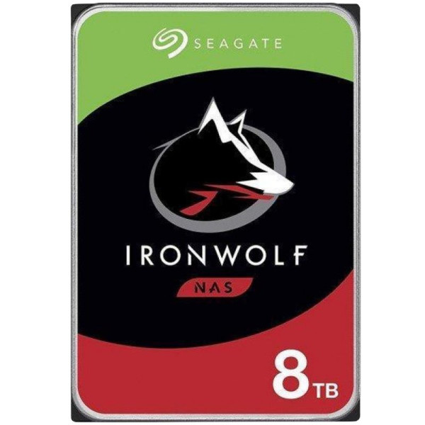 SEAGATE HDD Desktop IronWolf (3.5 8TB SATA 6Gbs rmp 7200) ( ST8000VN004 )