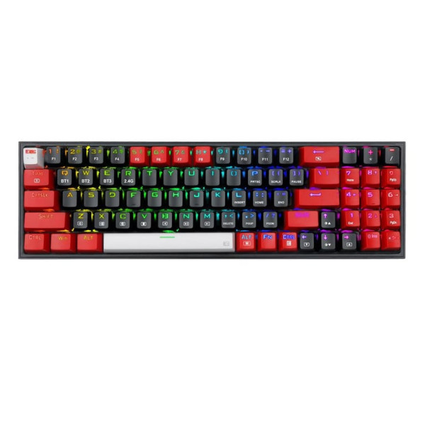 Pollux K628-RGB Pro Wired/Wireless Mechanical RGB Gaming Keyboard (red switch)