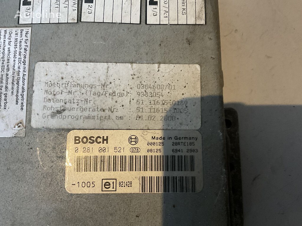Bosch 0281001521 0281001521, upravljačka jedinica za Bosch 0281001521 autobusa