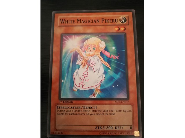 Yu-GI-OH!-  White Magician Pikeru