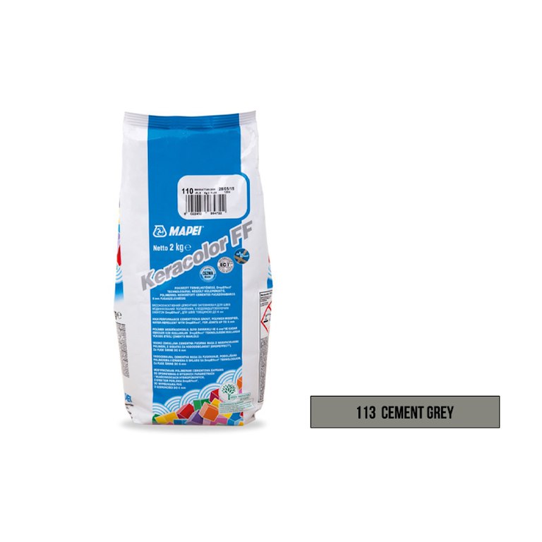 Fug masa KERACOLOR FF113/2kg cement grey