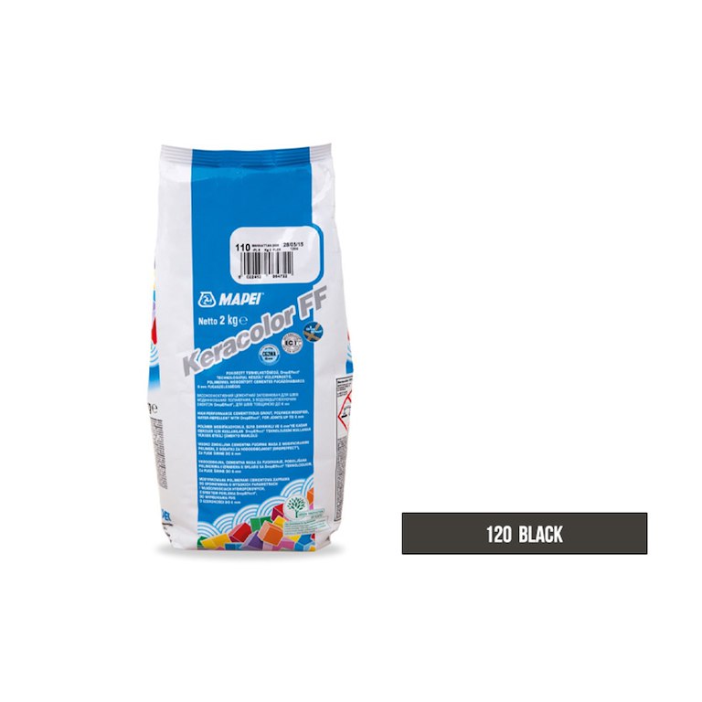 Fug masa KERACOLOR FF120/2kg black