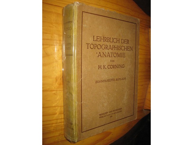 Lehrbuch der topographischen Anatomie (1920.)