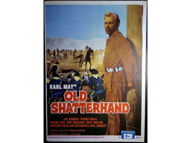 OLD SHATTERHAND (1964) Vinetu FILMSKI PLAKAT